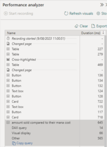 How To Use PowerBI Performance Analyzer | Sparkle.consulting